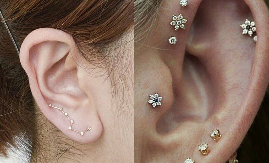 Aprende a lucir tus orejas con impactantes piercings que te harán ver ...
