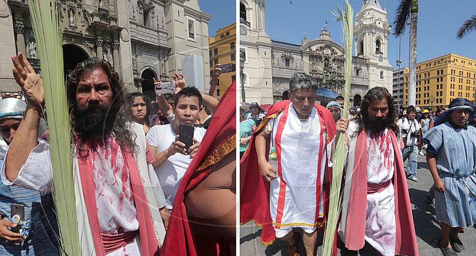 “Cristo Cholo” hace escenificación de la vida de Jesús por Viernes ...