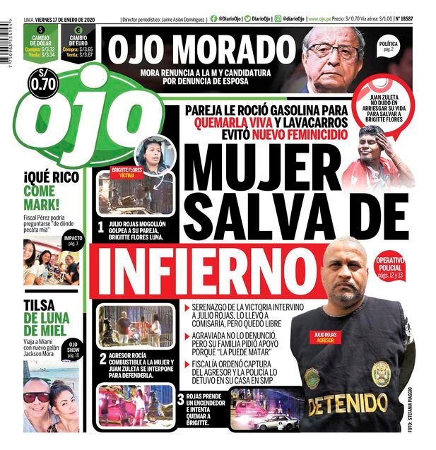 Portada Diario OJO 17 de enero web ojo | Impresa | Ojo