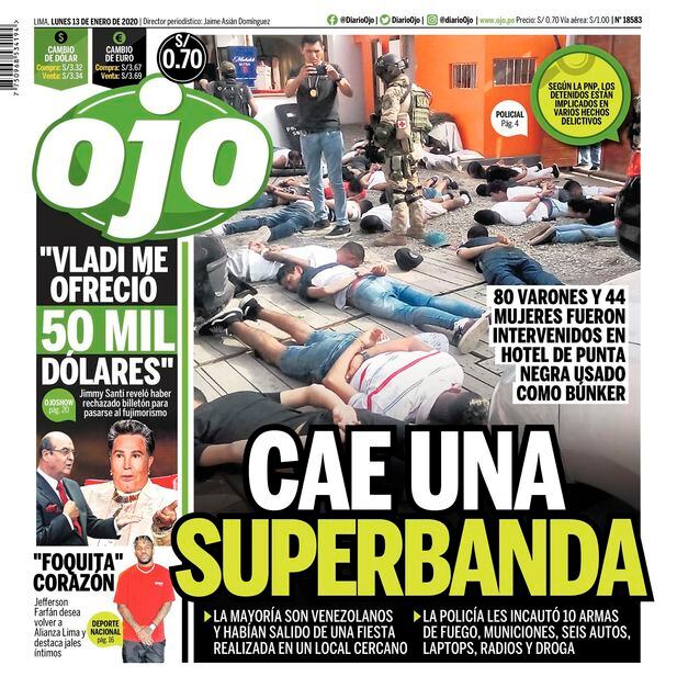 Portada Diario OJO web ojo | Impresa | Ojo