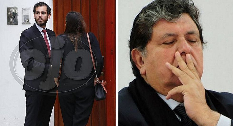 Alan García: su hijo lo visita nuevamente en al residencia del ...