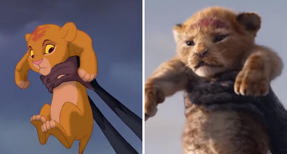 'El Rey León': Realizan comparativa de escenas de la película animada y ...