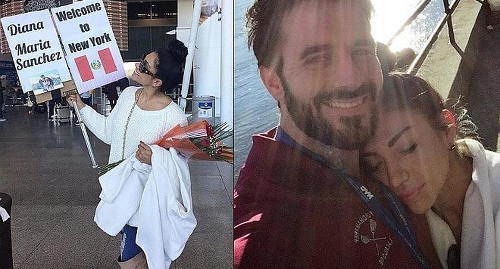 Diana Sánchez deja todo por amor y viaja a Estados Unidos para ver a su ...