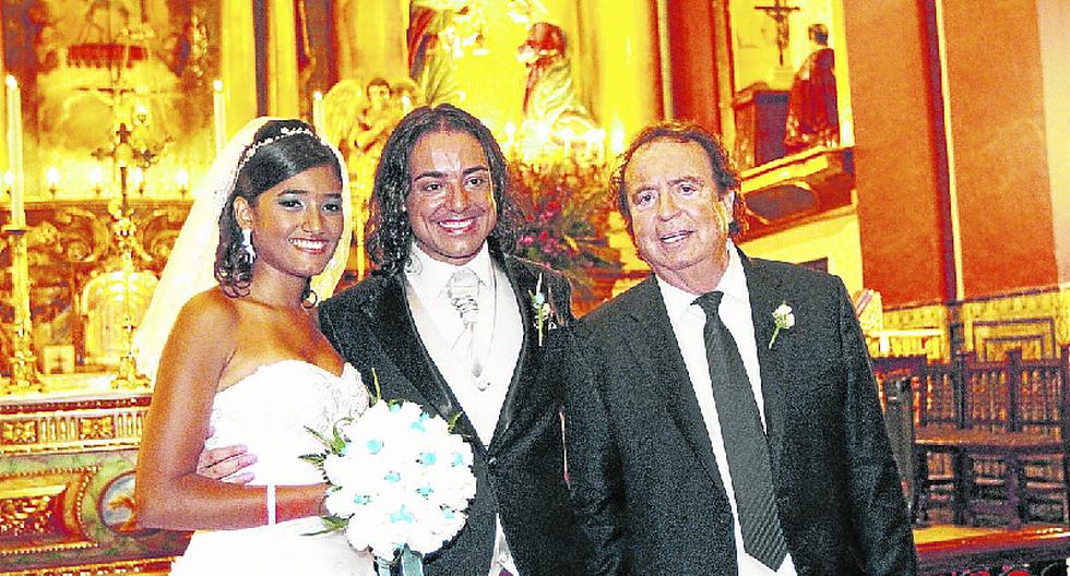 La felicidad de Dyango en el matrimonio de su hijo menor en Lima ...