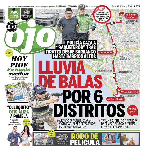 diario ojo sabado 16 de noviembre | IMPRESA | OJO