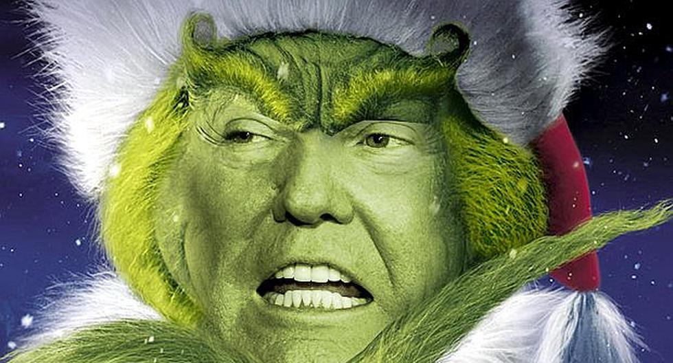 Presidente Donald Trump se disfraza del "Grinch" por las fiestas ...