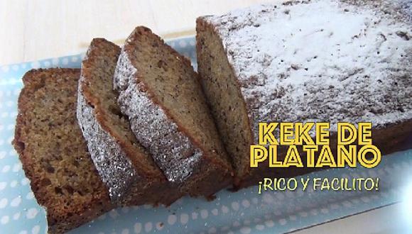 ¡Qué rico!: Aprende a preparar keke de plátano con esta sencilla receta ...