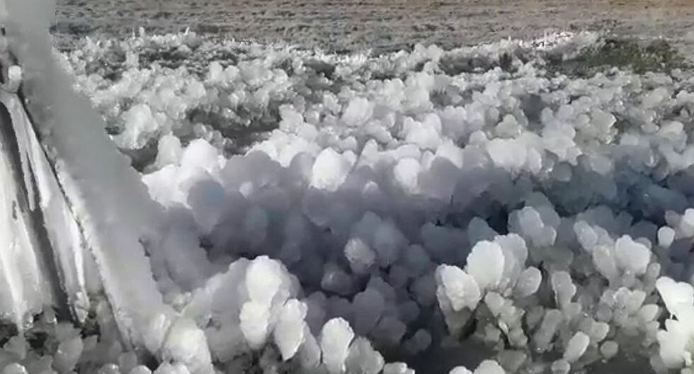 Regionales: Hielo cubre los campos: Así se vive en uno de los lugares ...