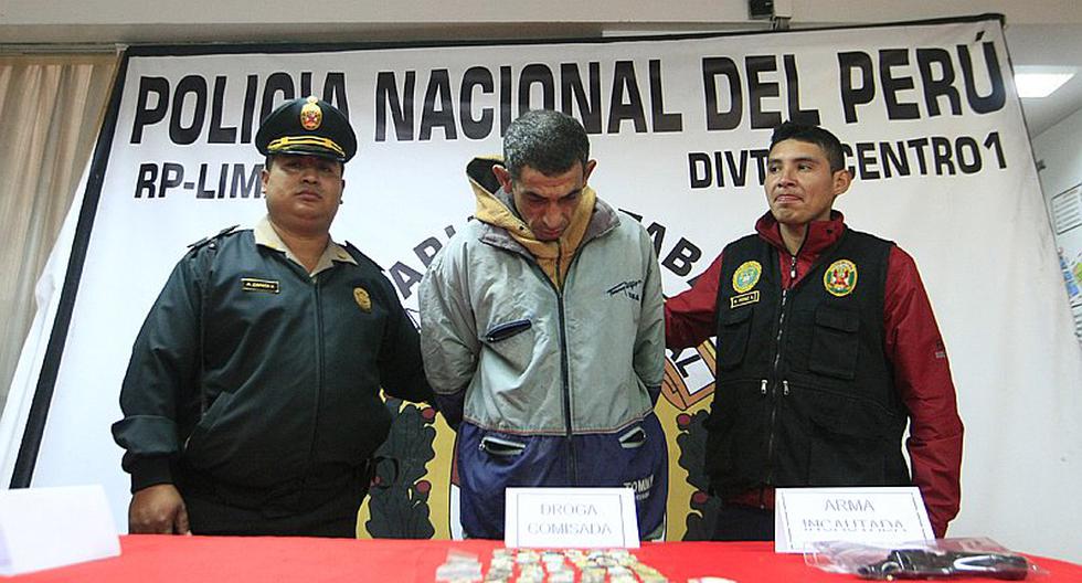 Cercado de Lima: 'El Orejón' cae con arma y droga en plena vía pública ...